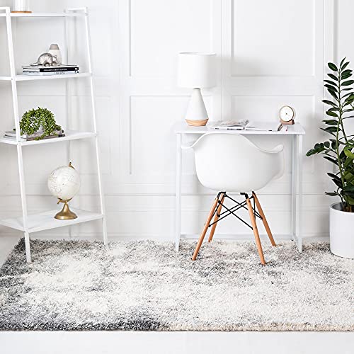 Rugs.com Soft Touch Shag Collection Area Rug β 2x3 Pebble Gray Shag Rug Perfect for Entryways, Kitchens, Breakfast Nooks, Accent Pieces