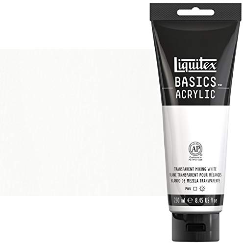 Liquitex Basics Acrylics 250ml Transparent Mixing White3