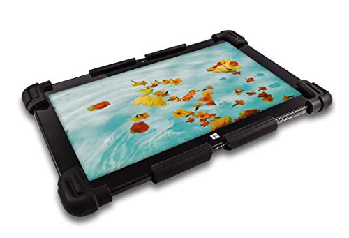 Universal Tablet PC Silicone Gel Case for 10" to 12.5" - Suitable for 10", 10.1", 10.6", 11.1", 11.6", 12" Tablet PCs (Black)