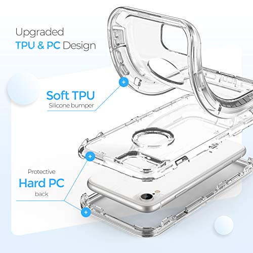ORIbox Case Compatible with iPhone Xs max Case, Heavy Duty Shockproof Anti-Fall clear case , Crystal Clear