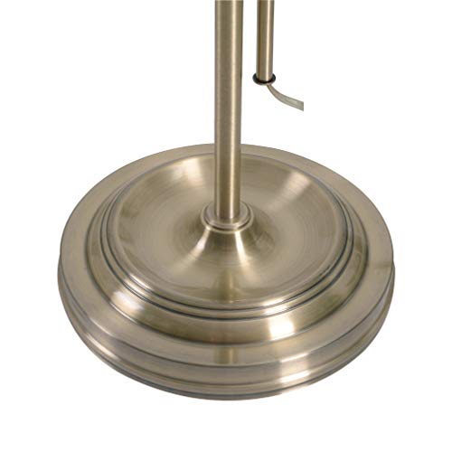 Kenroy Home 33055AB Denton Floor Lamps, Small, Antique Brass
