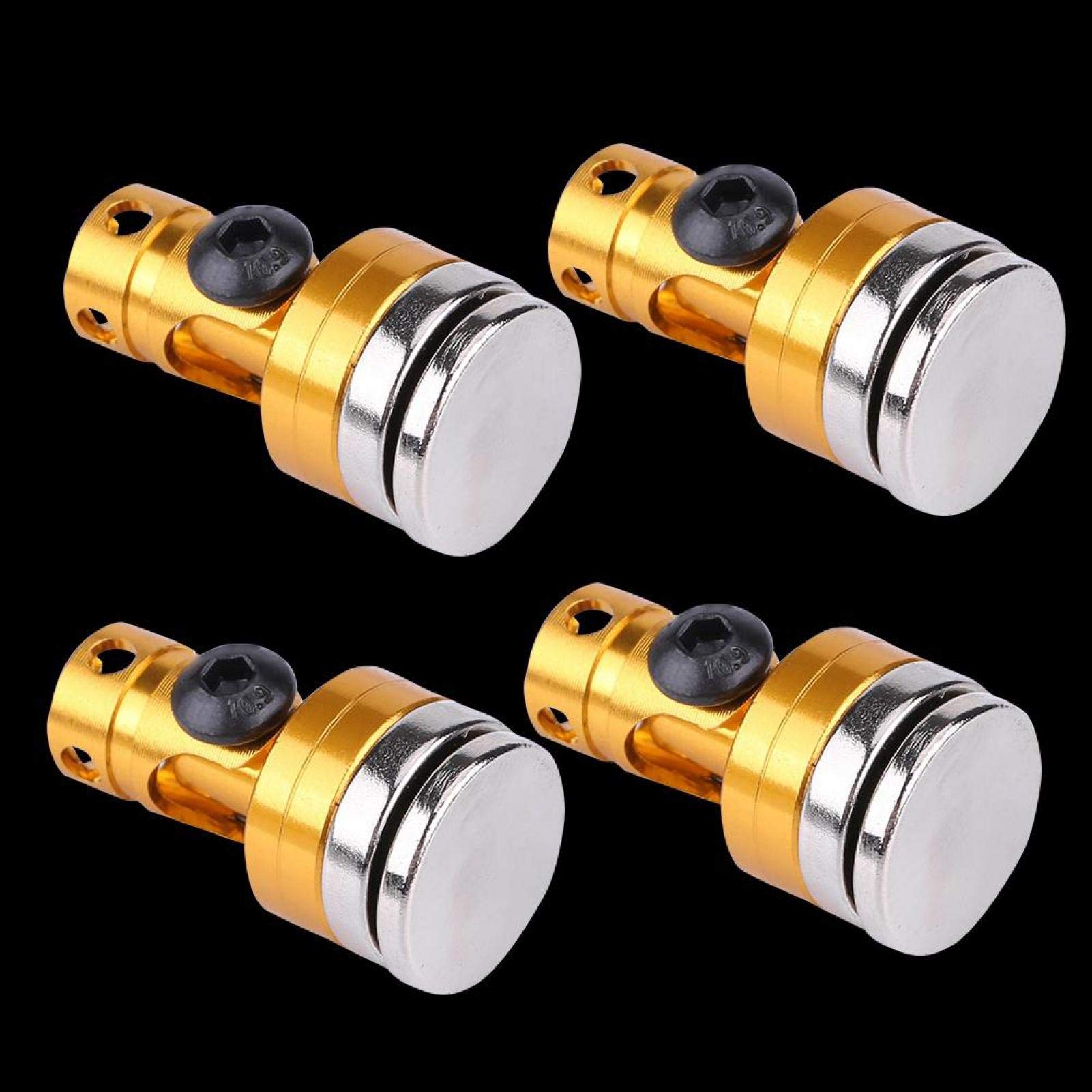 Body Shell Mount Column, Magnetic Post Mount, Body RC Car Magnetic Shell Post 4Pcs Model Car Body Post Mount for SCX10 4WD 1:10(Yellow)
