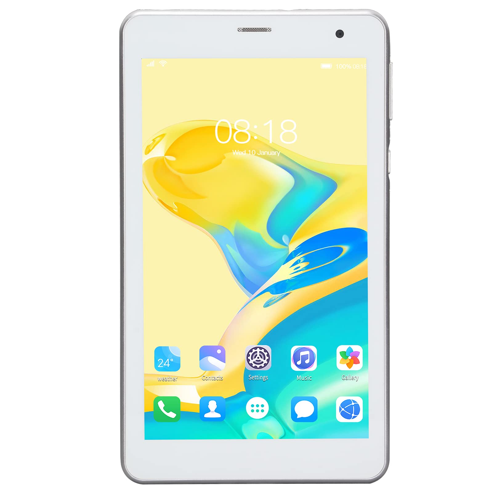 7 Inch HD Tablet 2GB RAM 32GB ROM Tablet PC Octa Core Front 200W Rear 500W 1280x800 HD Display for Reading for Android 9 for Gaming (UK Plug)