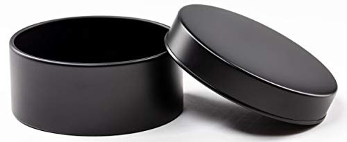 TRAVEL TYTE -BLACK : Smell-proof steel canister with an airtight seal