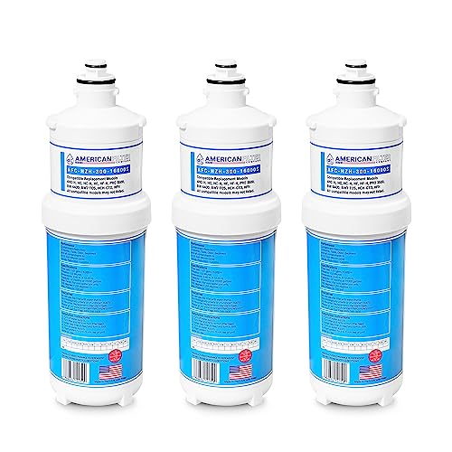 AFC Brand, Water Filter, Model # AFC-HZH-300-22000SK, Compatible with Hoshizaki(R) H9655-11Food Service Water Ice Machine Filter Made in the USA new model #AFC-HZH-16000S 3 -Filters