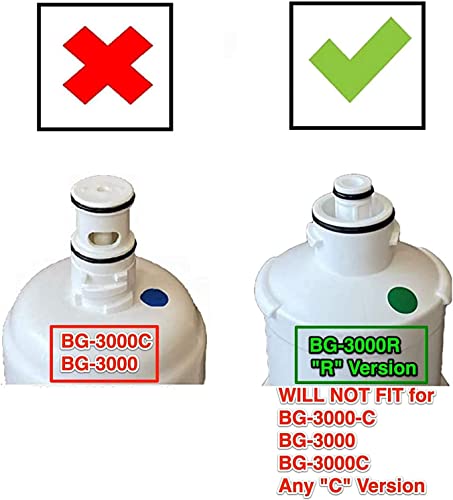 AFC Brand, water filter, Model # AFC-EPH-1200-2-12000SKC, Compatible with BodyGlove (R) BG-3000R Made in U.S.A 1