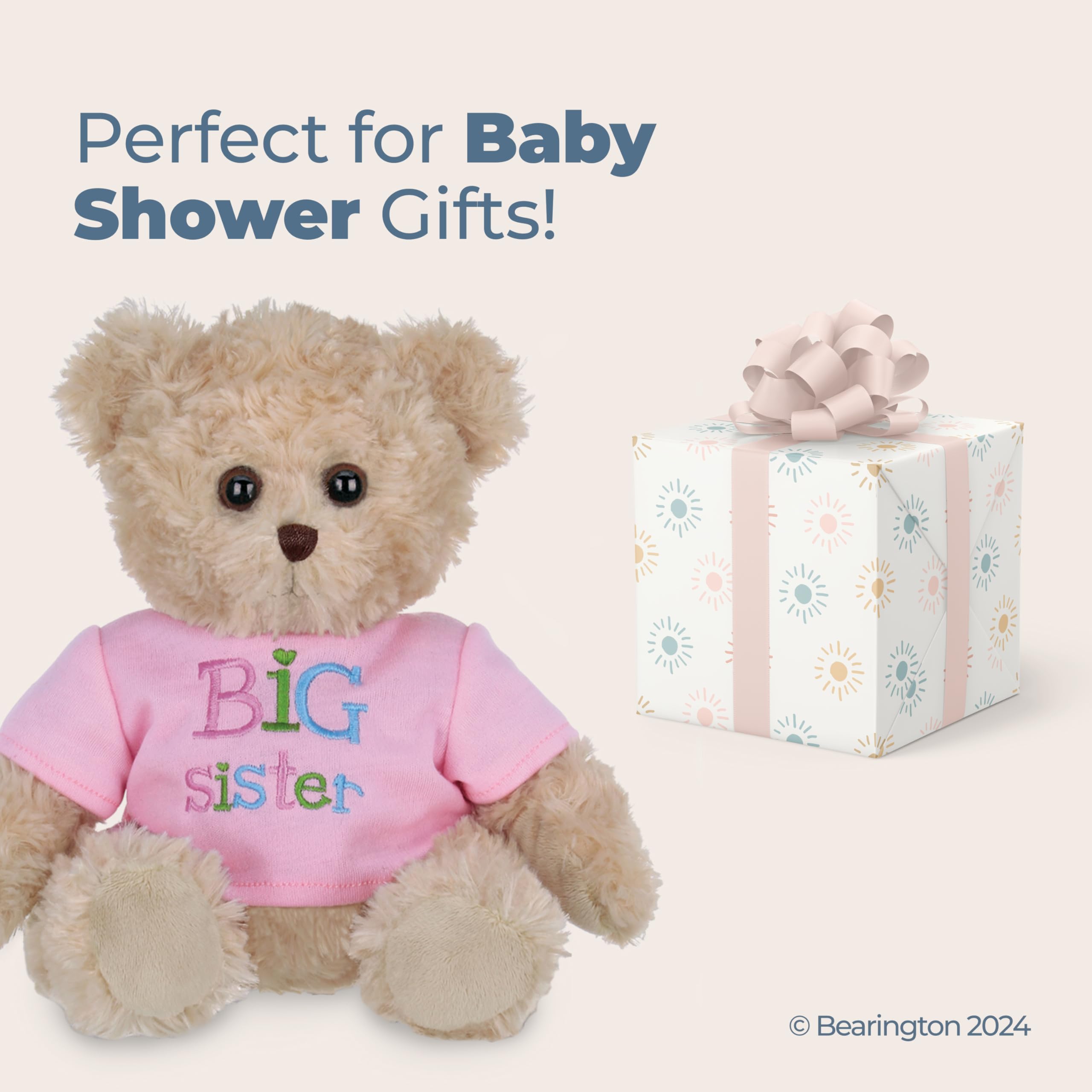 Bearington Ima Big Sister Teddy Bear, 12 Inch Big Sister Stuffed Animal