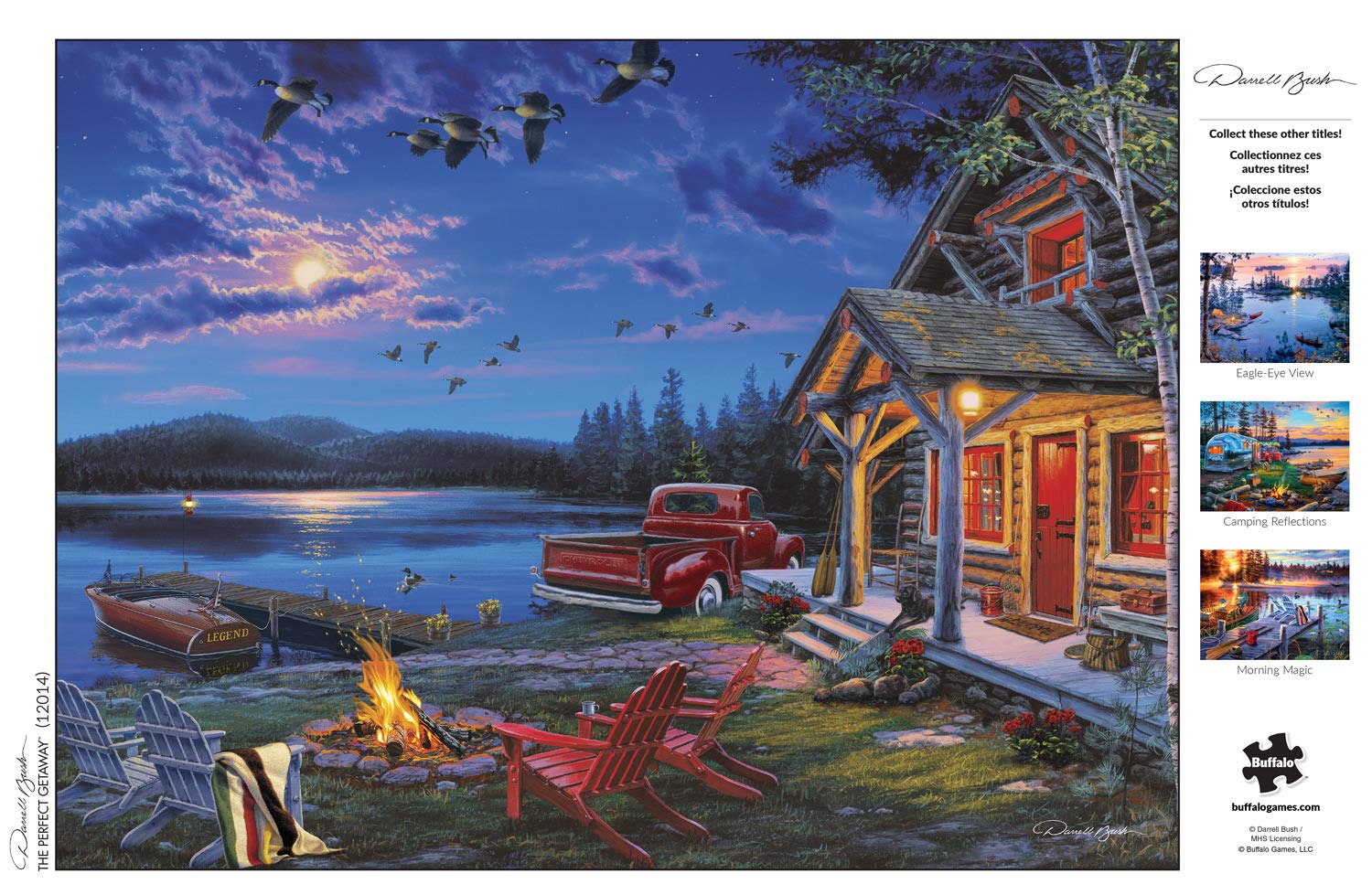 Buffalo Games - Darrell Bush - The Perfect Getaway - 1000 Piece Jigsaw Puzzle