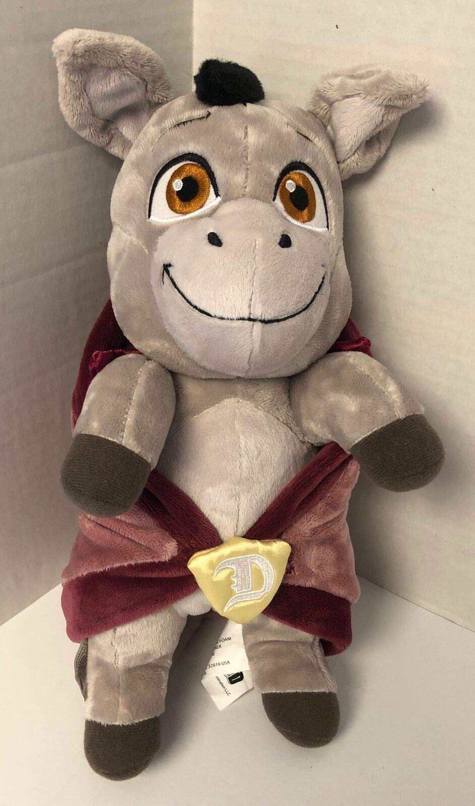 Shrek 4-D DRONKEY Baby 12" Plush w/ Security Blanket Donkey Dragon Universal