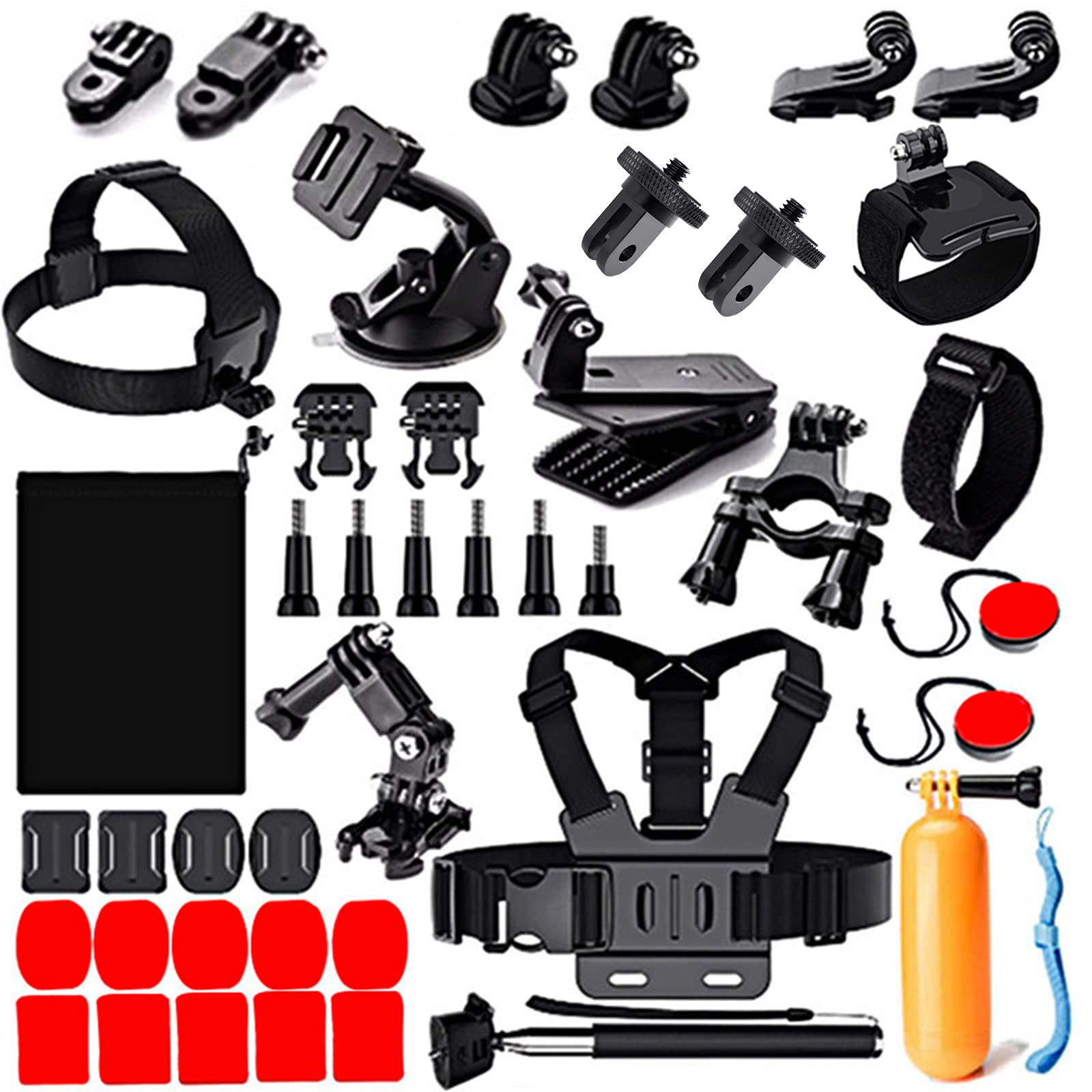 44 in 1 Action Camera Accessory Combo Kit -Compatible with Insta360 One X3,X2οΌOne R, XοΌfor Gopro Here 10,11