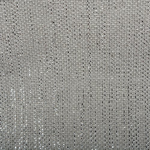 DII Woven Paper Storage Bin, Metallic Lurex, Gray, Medium Rectangle