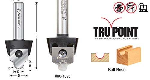 Amana Tool - Round Over Pt. Body 1/2" Shk (RC-1052), Industrial Grade