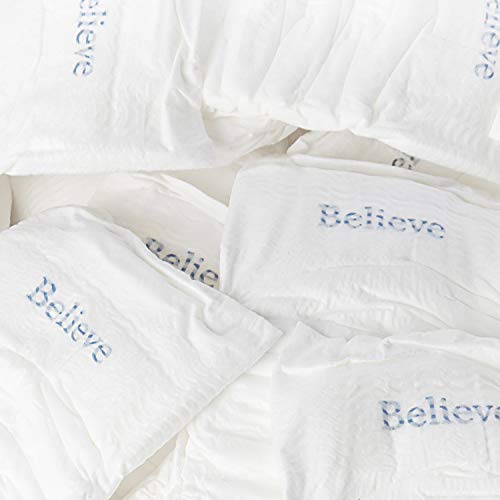 Believe Baby Bamboo Baby Diapers Size 1 - Premium, Super-Absorbent, Hypoallergenic for Sensitive Skin, Chemical-Free, Unscented, Eco-Friendly Diaper for Babies 8-14 lbs - 60 Ct
