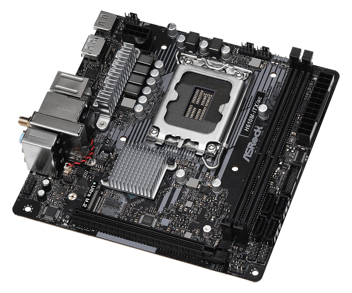 ASRock H610M-ITX/AC Supports 12th Gen Intel® Core™ Processors (LGA1700) motherboard