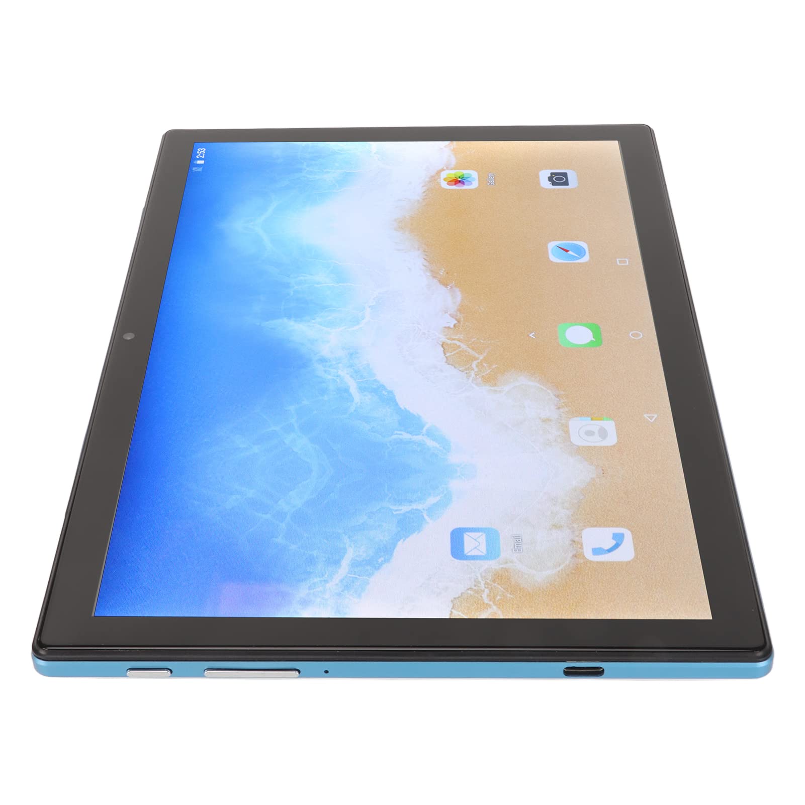 Airshi HD Tablet, Office Tablet 8GB RAM 256GB ROM Dual Camera Octa Core CPU 10 Inch for Travel (US Plug)