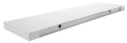 Kiera Grace Kieragrace Stockholm Aberg Led Light Modern Floating Shelf, 36 in, White