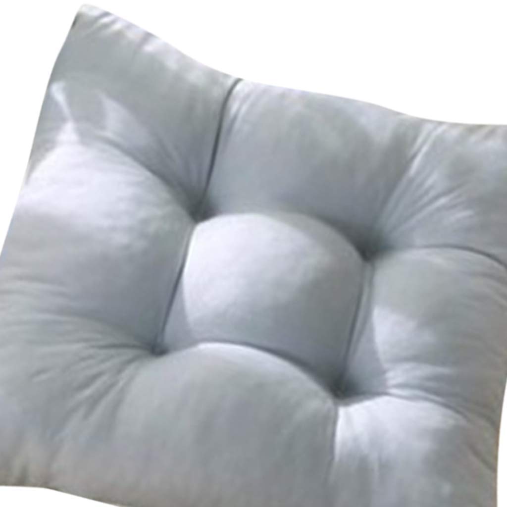 Backbayia 2 Pieces Square Seat Cushions Pillow Chair Pads for Car, Home, Office