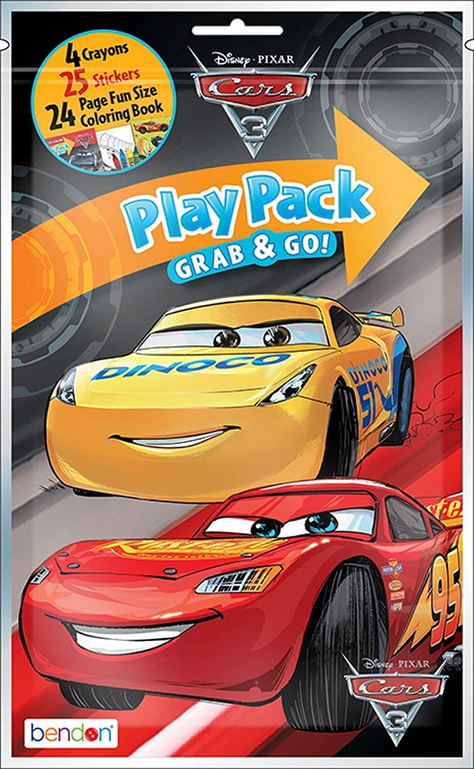 Bundle of 12 Disney Pixar Cars 3 Grab and Go Play Packs