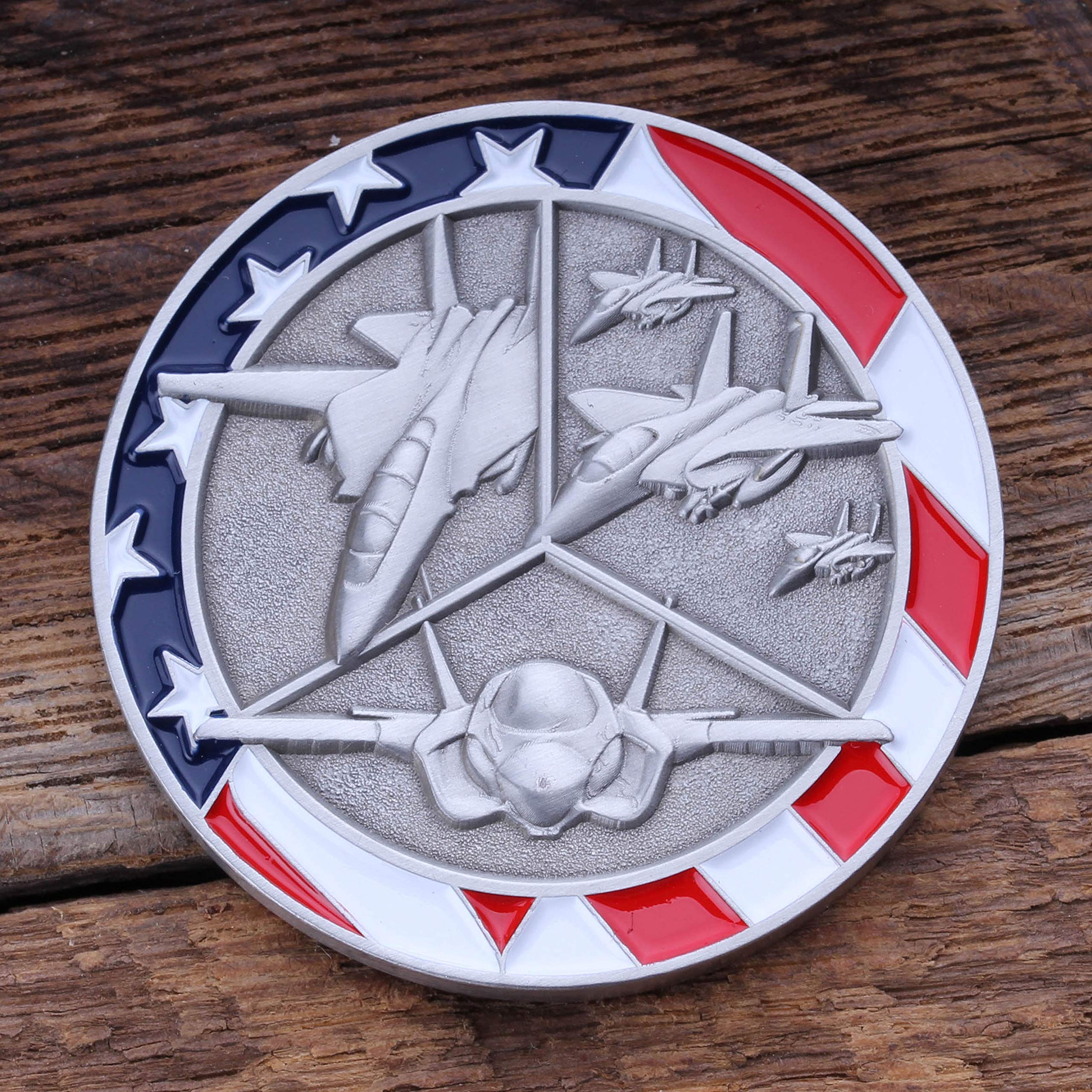 Air Force Retired Challenge Coin - United States Air Force Retired Challenge Coin - Amazing US Air Force Military Coin - Designed by Military Veterans!