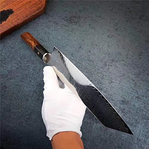 MASALONG 13inch VG10 Damascus Steel Chef Japanese Kitchen Knife 8inch Blade Knives Cooking knife (Kitchen8)