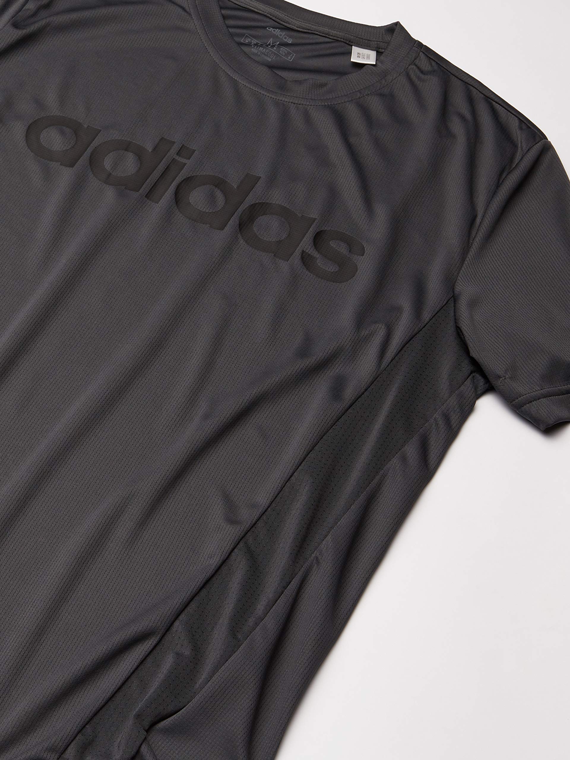 adidas mens Designed 2 Move Logo Tee White/Black Medium