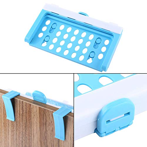Plastic Garbage Bag Rack, Kitchen Garbage Bag Storage Rack, Folding Garbage Shelf Bag Fixing Bracket Hanging Trash Rubbish Storage Holder Trash Bin Garbage Bag for Kitchen Cupboard Door
