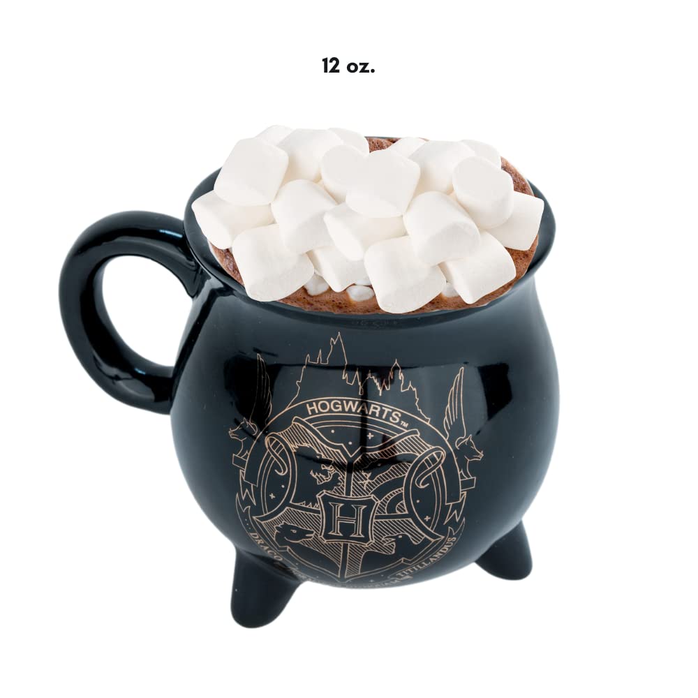 CULTUREFLY Harry Potter Mug Set in Gift Box with Sticker and Pin, Ceramic Coffee Mug, 12 oz.