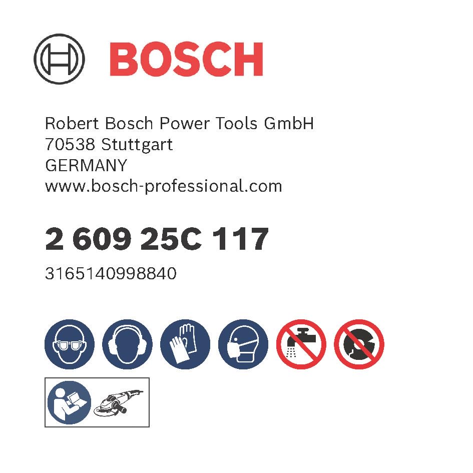 Bosch Professional 260925C117 Flap Disc (X-Lock, Ø 125 mm, grit Size K80, bore Ø 22.23 mm, Angle Grinder Accessories)