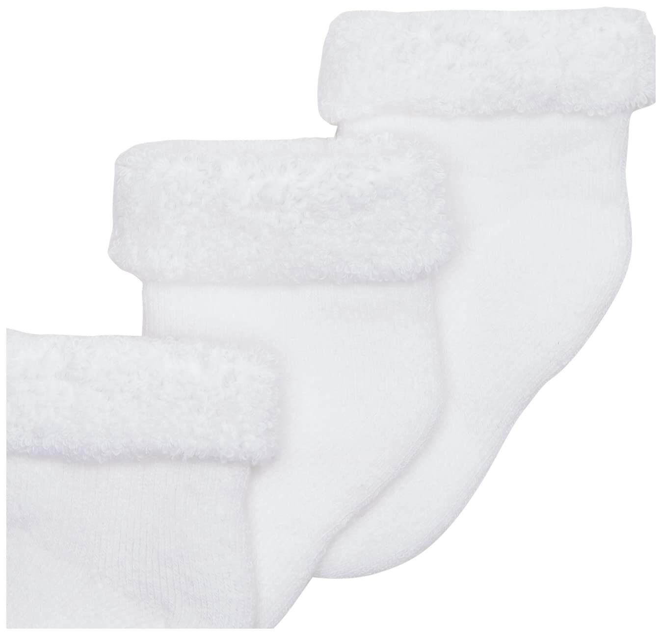 Gerber Unisex Baby 8-Pair Wiggle-Proof Sock white 12 Months