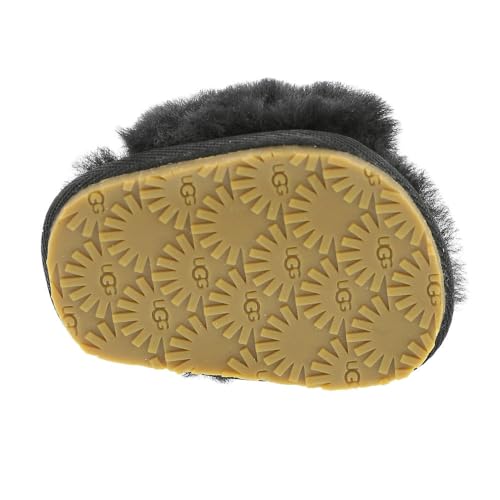 UGG Baby Fluff Yeah Slide Slipper, Black, 4-5 Infant