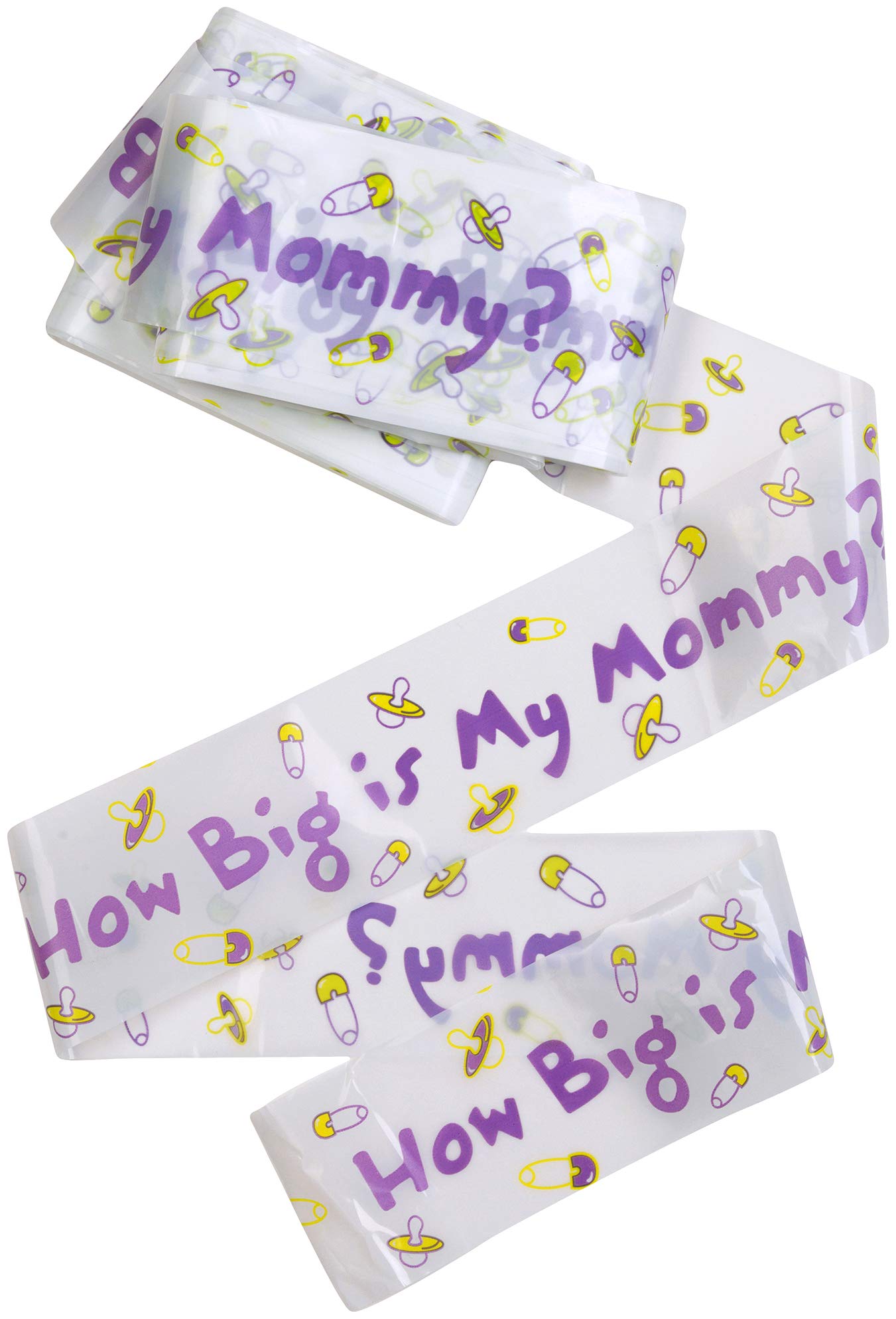 Simplicity Measure Belly Baby Shower Game, 1pc, 150ft L x 0.1'' W x 2''H