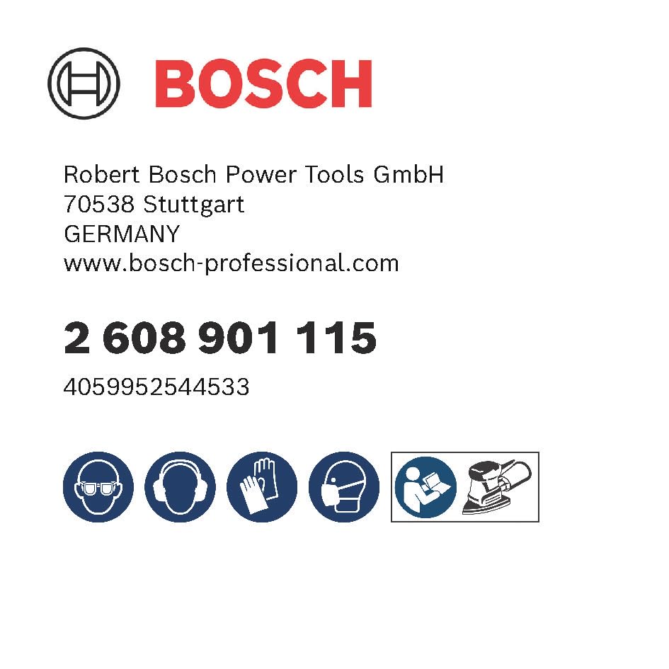 Bosch Professional 10x Expert C470 Sandpaper (for Hardwood, Paint on Wood, 100x150 mm, Grit 60, Accessories Multi Sander)