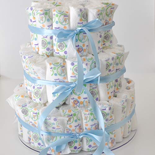 EZ Diaper Cake - Baby Shower Diaper Cake Birthday Cake Kit