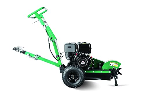 All Power, Stump Grinder for Tree Stump Removal with 12" Blades | JD Engine 420cc 15HP Dual Blade 2000rpm Off-Road Tow Bar Hitch
