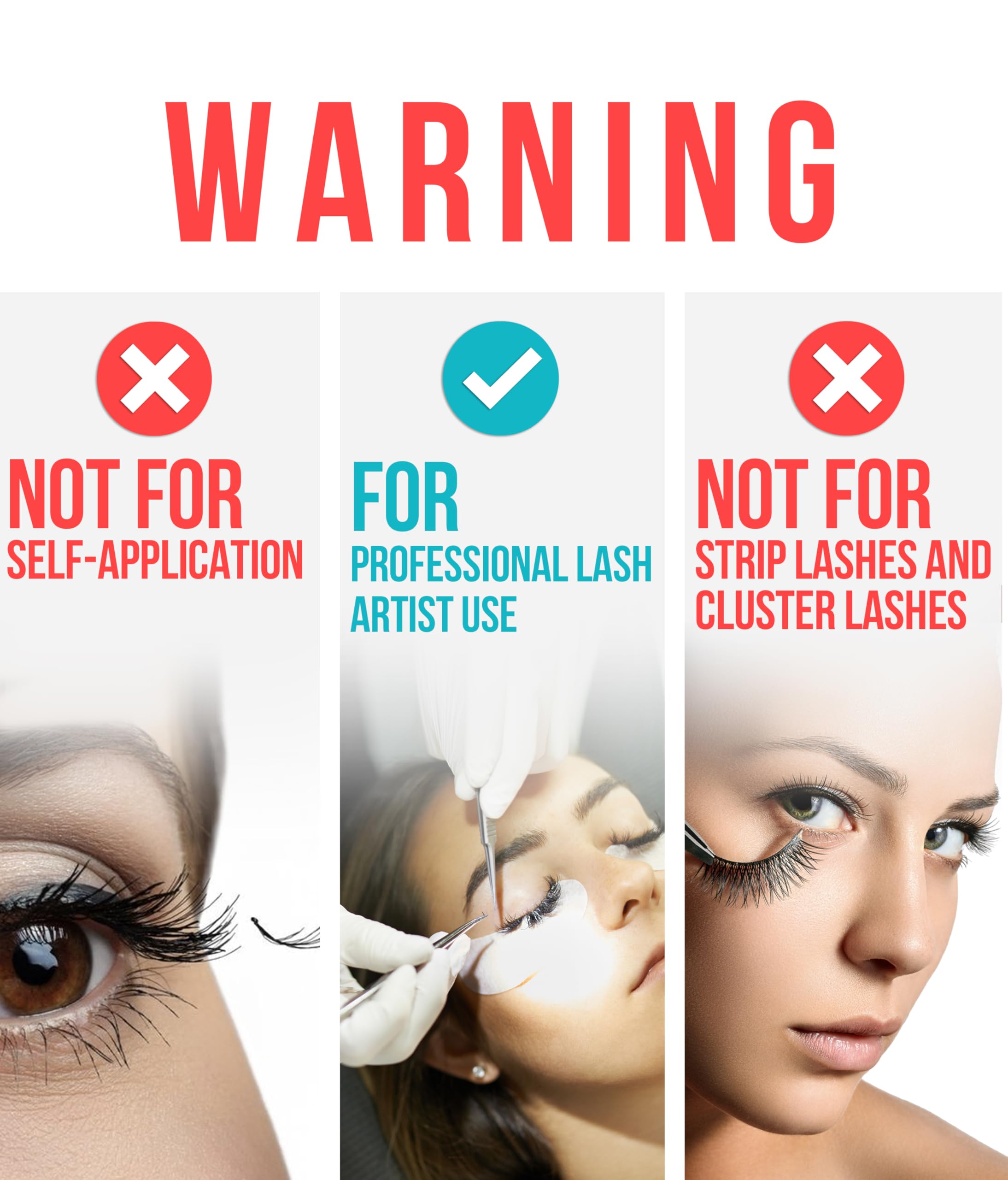 Extra Strong Eyelash Extension Glue Stacy Lash (0.17fl.oz / 5ml) / 0.5-1 Sec Dry/Retention – 8 Weeks/Black Adhesive/Professional Supplies