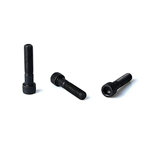 FullerKreg M10-1.5 x 100mm ISO 4762 Hex Drive Class 12.9 Black Oxide Finish Alloy Steel Socket Cap Screw (Pkg of 4)