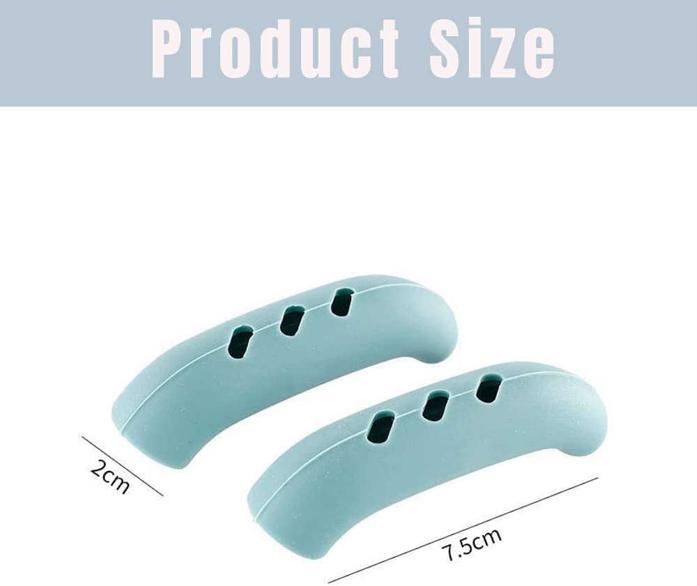 6 PCS Silicone Handles for Pots and Pans, Pot Handle Covers Heat Resistant, Silicone Pot Lid Handle Cover, Pot Handle Covers for Kitchen