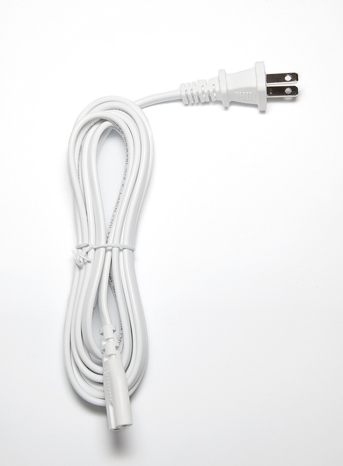 OMNIHIL 8 Feet AC Power Cord Compatible with Apple Airport Extreme/Time Capsule - 2TB / 3TB Express Power Supply Charger Cord (White)