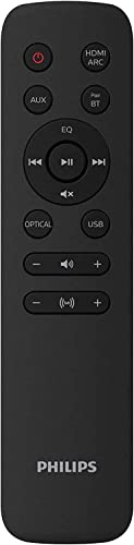 PHILIPS Soundbar with Wireless Subwoofer, Sound bar for tv 2.1-Channel Bluetooth, 300 Watts Dolby Audio Performance, Theater Audio Speakers