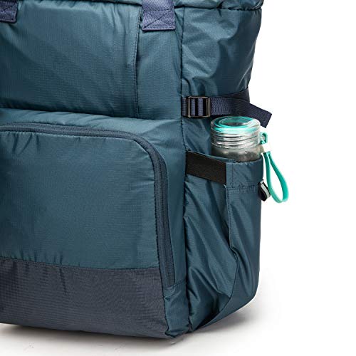 Perilogics Baby Diaper Bag Backpack, 25L Large Capacity, 18.5 Oz Ultra Lightweight, Sporty Convertible Multifunction Travel Work Tote with Changing Mat, Stroller Straps, Organizer Pouches