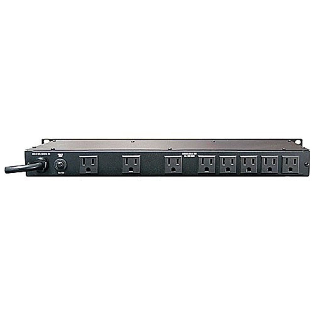 Furman M-8Dx Merit X Series 8 Outlet Power Conditioner & Surge Protector with LED Voltmeter & Dual Lights Plus Hosa 18 Gauge Electrical Extension Cable