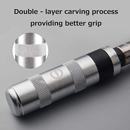 AKM 1/2" Hand Manual Reversible Impact Driver Set Extractor-12 PCS Impact Screwdriver S2 Steel Much More Durable Disengage Rusted Fasteners or Frozen Bolts