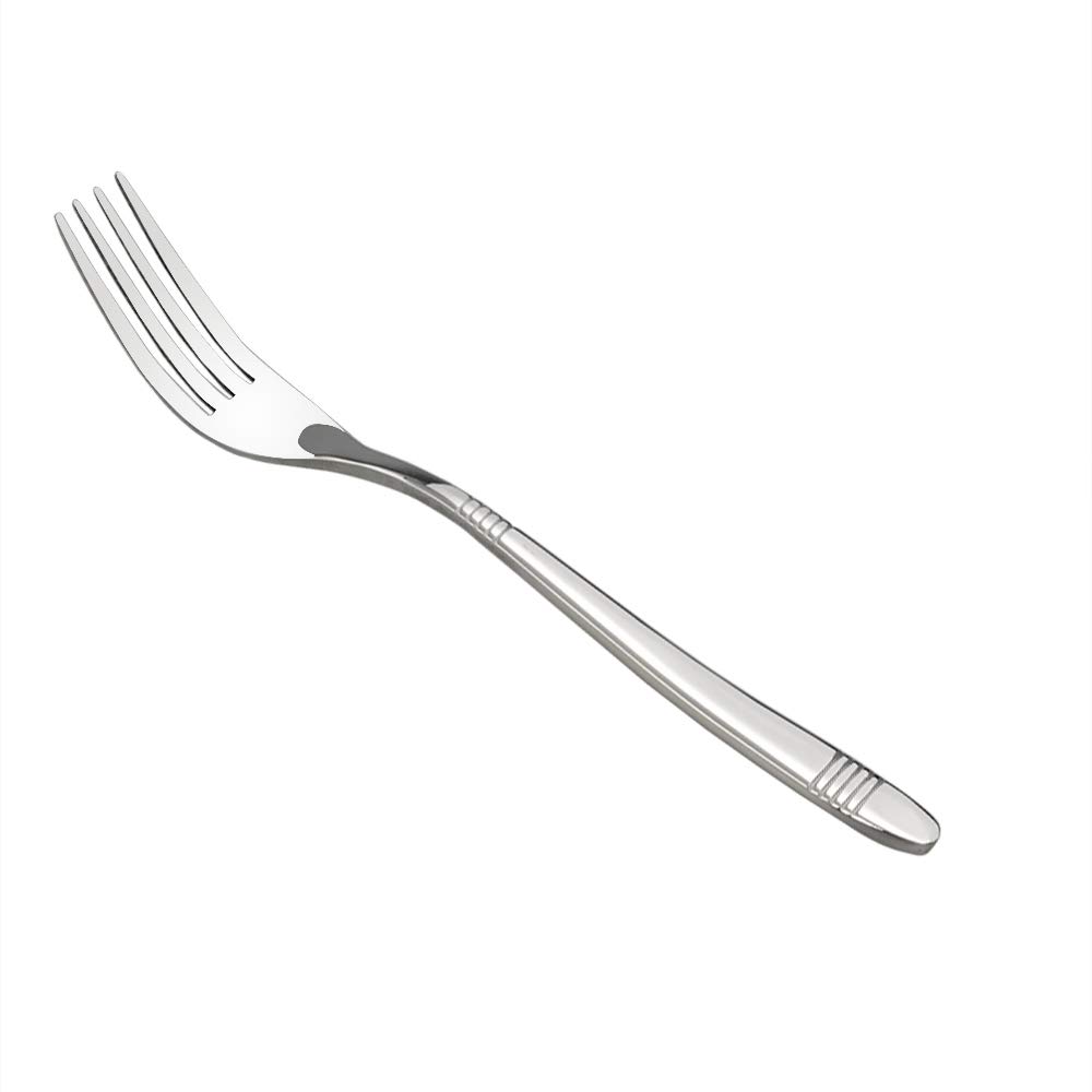 Bagele 12 Pieces Stainless Steel Dinner Forks, Silverware Forks Set