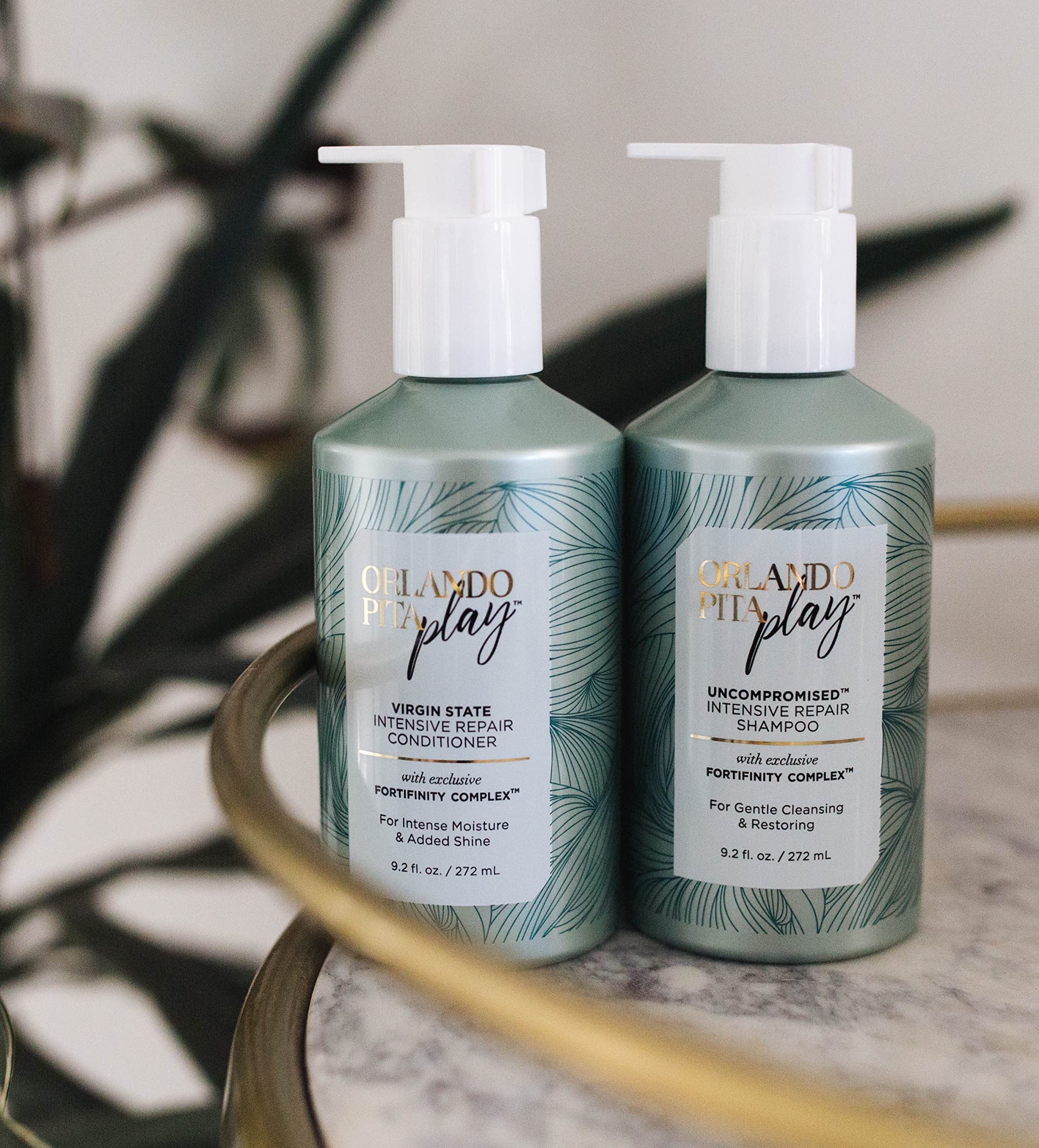 ORLANDO PITA PLAY Virgin State Intensive Repair Conditioner, Helps to Detangle & Smooth Distressed Hair, Restores Shine & Helps Resist the Effects of Thermal Damage, 9.2 Fl Oz