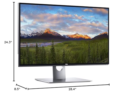 Dell Ultrasharp Up3218K|31.5 inches| 8K| 7680 X 4320 At 60 Hz| IPS Technology| Vesa Mount Compatible UP3218K,Black