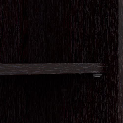 Bush Furniture Cabot 5 Bookcase in Espresso Oak