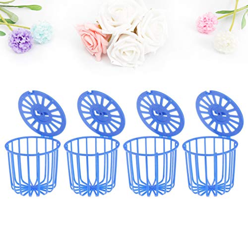 POPETPOP Bird Feeder Parrot Fruit Vegetable Holder Bird Treat Holder Cage Hanging Food Basket Container for Macaw African Grey Cockatoo