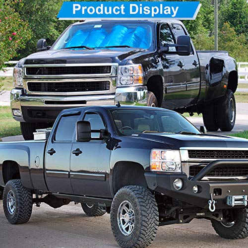 ECCPP Towing Mirrors Replacement fit for 2014-2018 for Chevy for GMC for Silverado for Sierra 1500 2015-16 2500 HD 3500 HD Power Heated Mirrors