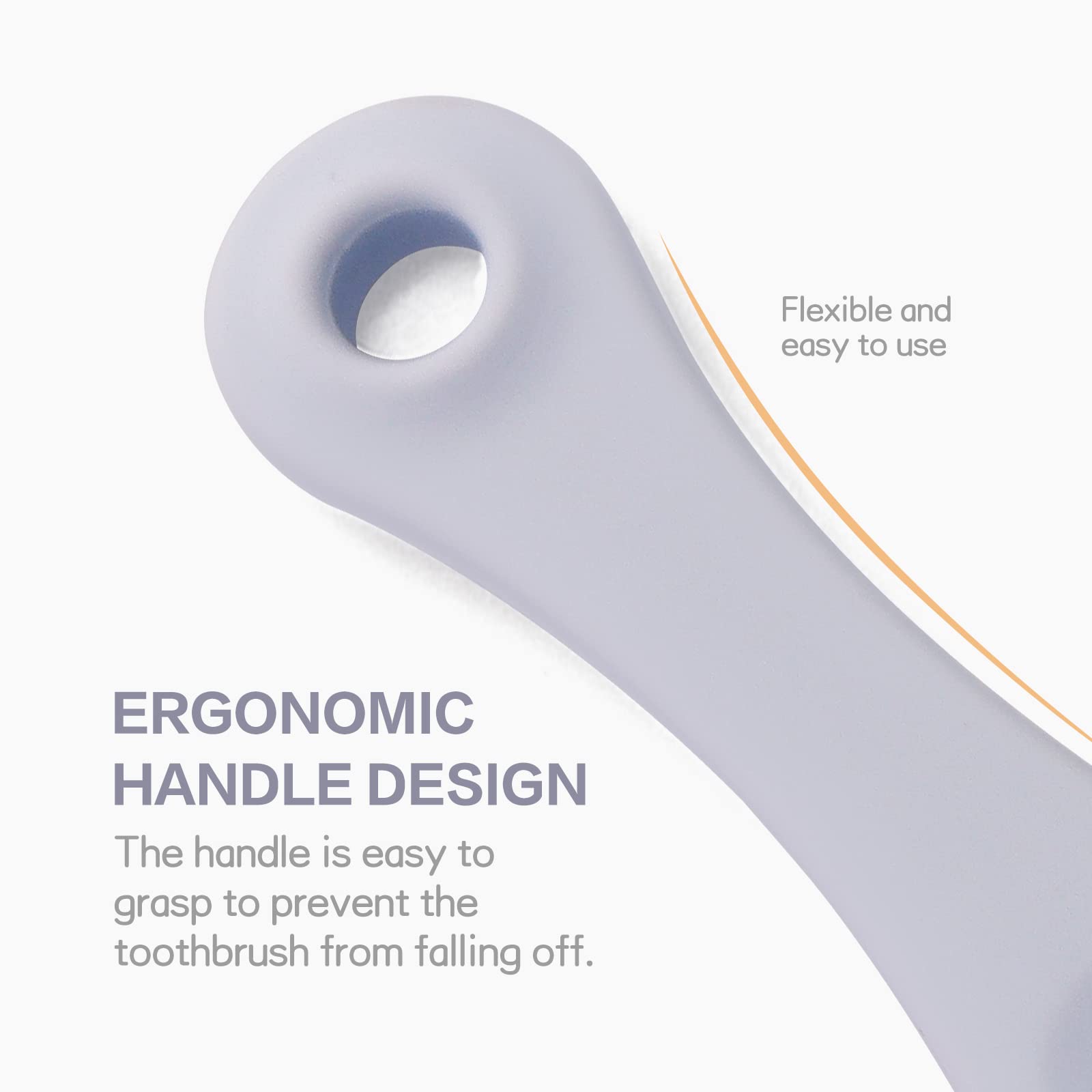 CONSIO 4Pcs Dog Finger Toothbrush, Use Food Grade Silicone,Easy Teeth Cleaning, Dental Care for Puppies, Cats and Small Pets