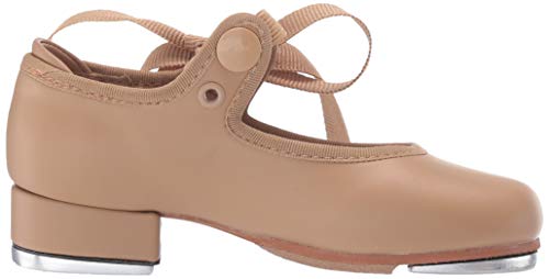 Bloch Girls Annie Tyette Dance Shoe, Brown Tan, 5 Toddler